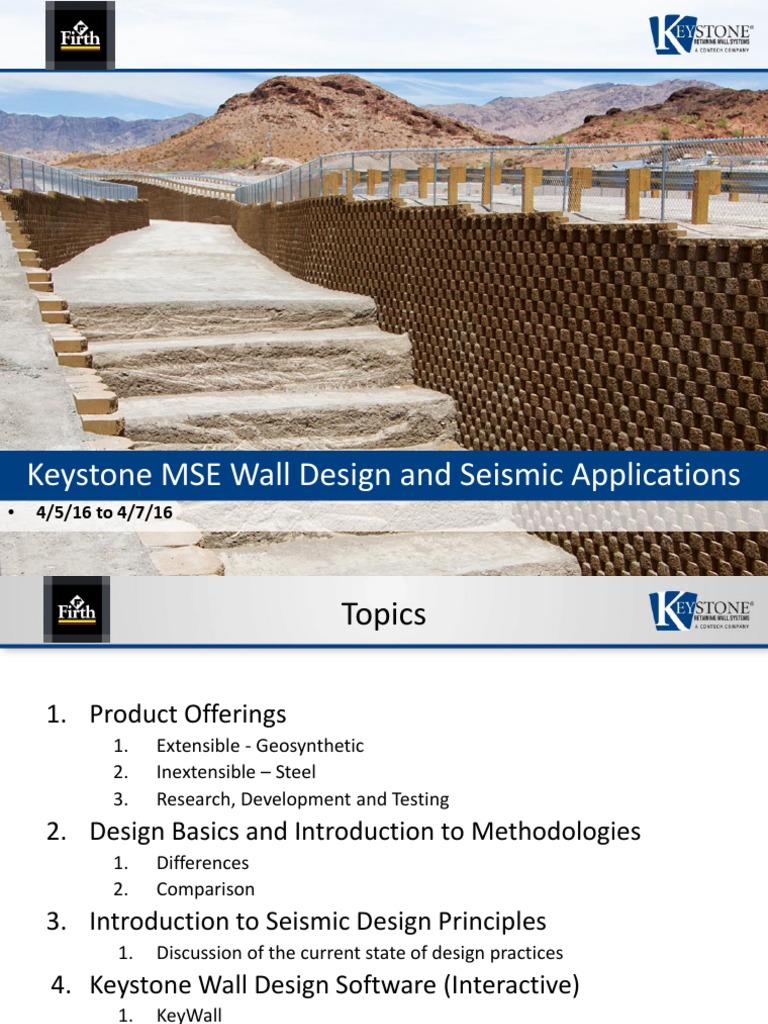 MSE Wall Design | PDF | Civil Engineering | Solid Mechanics
