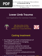 Sarmiento Cast for Tibial Fractures | PDF
