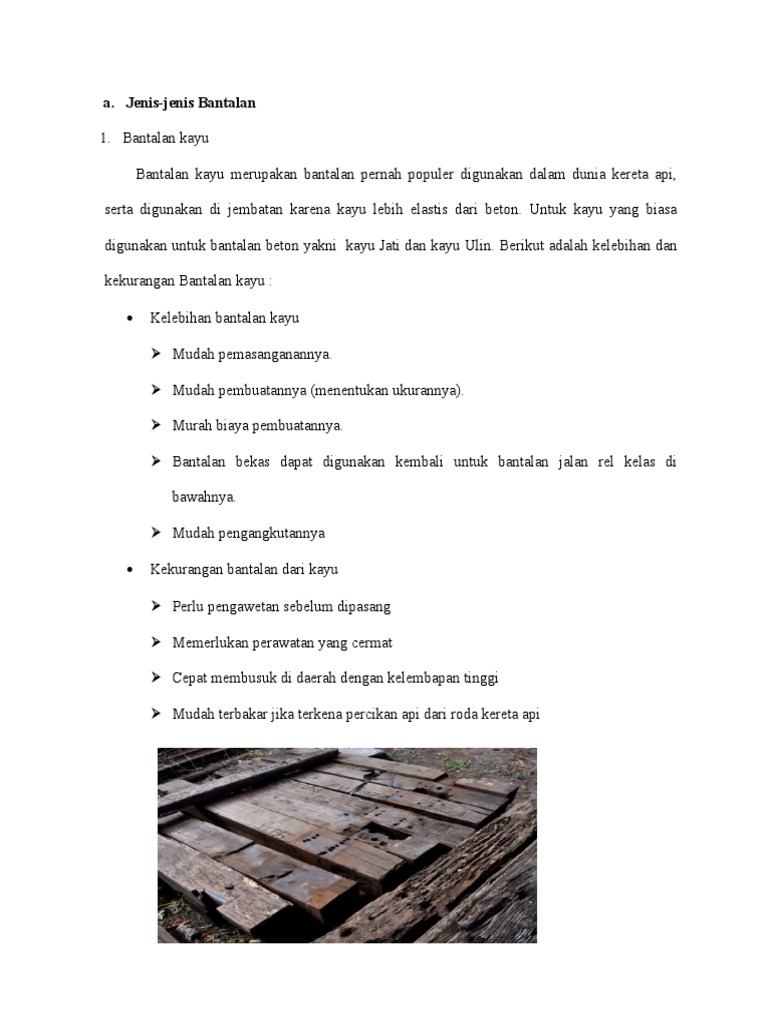 Jenis-Jenis Bantalan | PDF