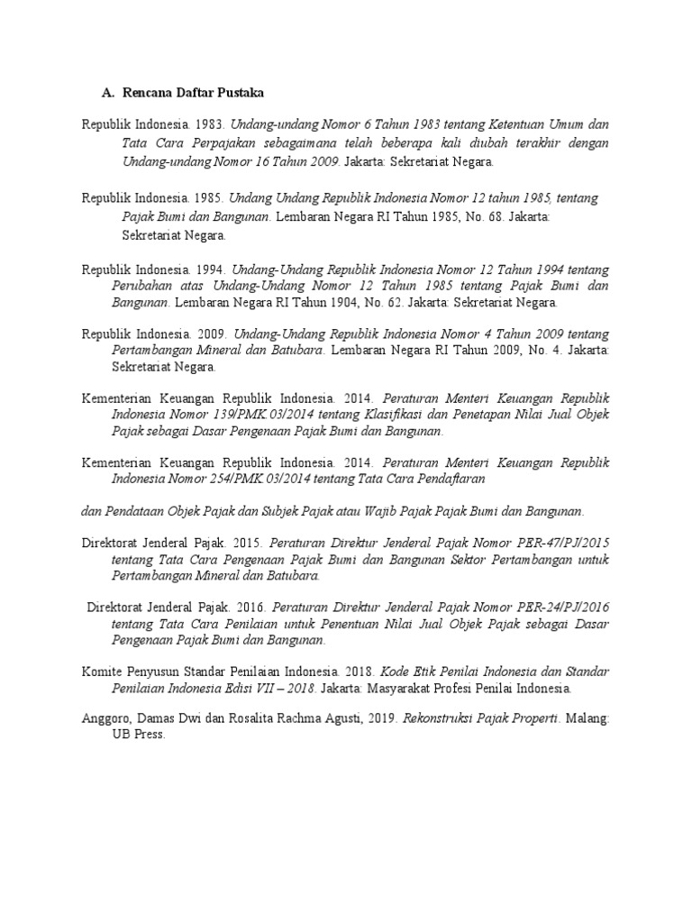 Format Daftar Pustaka | PDF