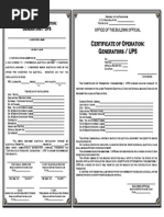 Commissioning Certificate Template | PDF