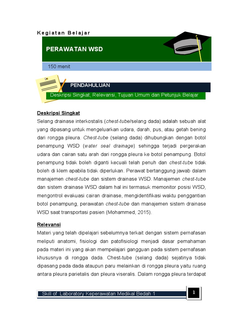 Manajemen WSD dan Chest-Tube | PDF