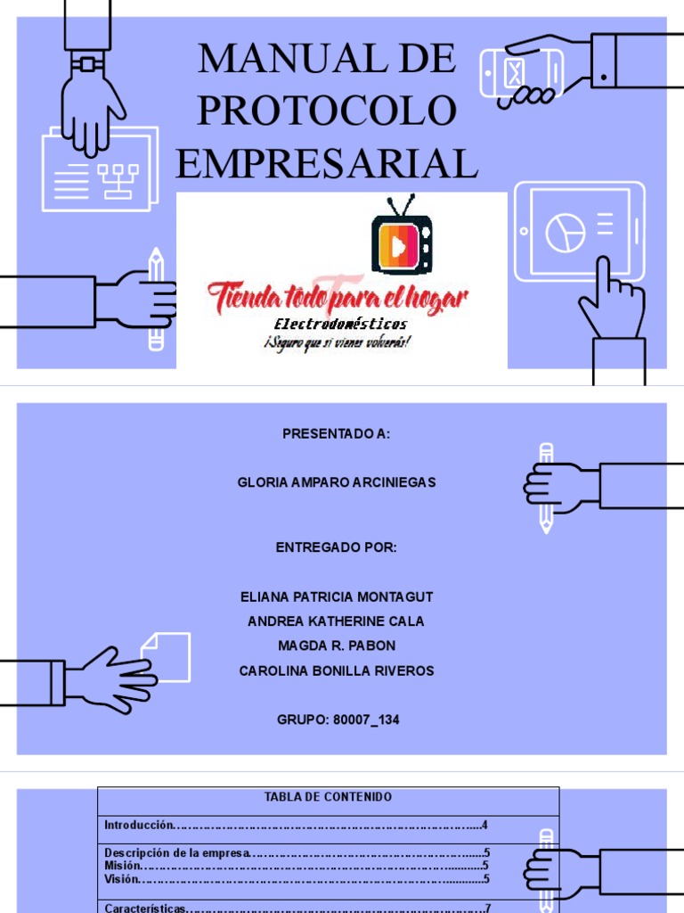 Manual de Protocolo Empresa | PDF | Empresas | Marketing
