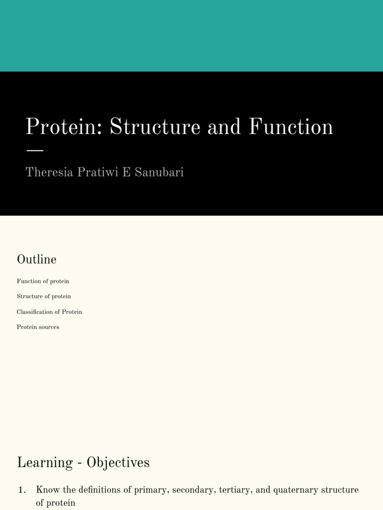 Protein - Structures and Functions | Download Free PDF | Protein Structure | Beta Sheet