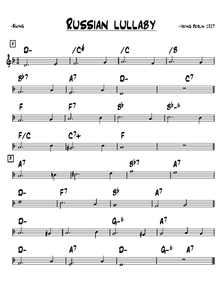 Russian Lullaby | PDF