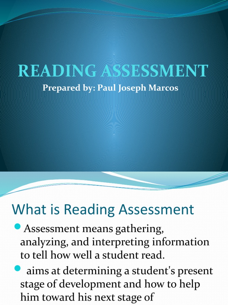 Understanding Reading Assessment Basics | PDF