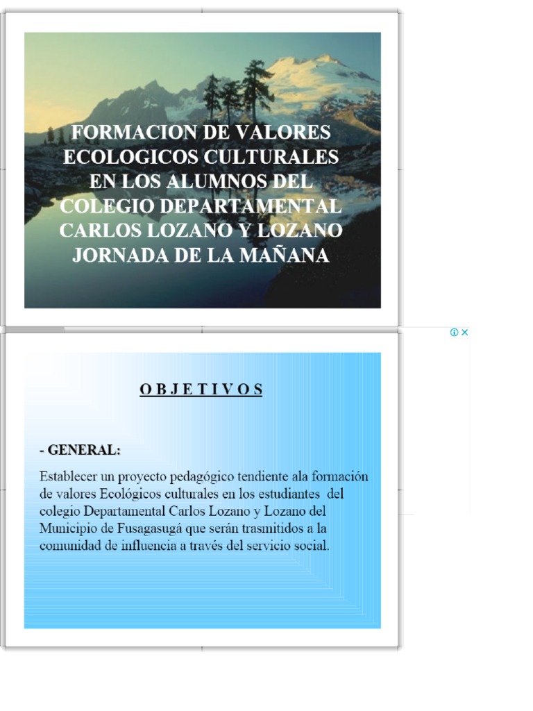 Valores Ecológicos y Culturales | PDF | Derecho
