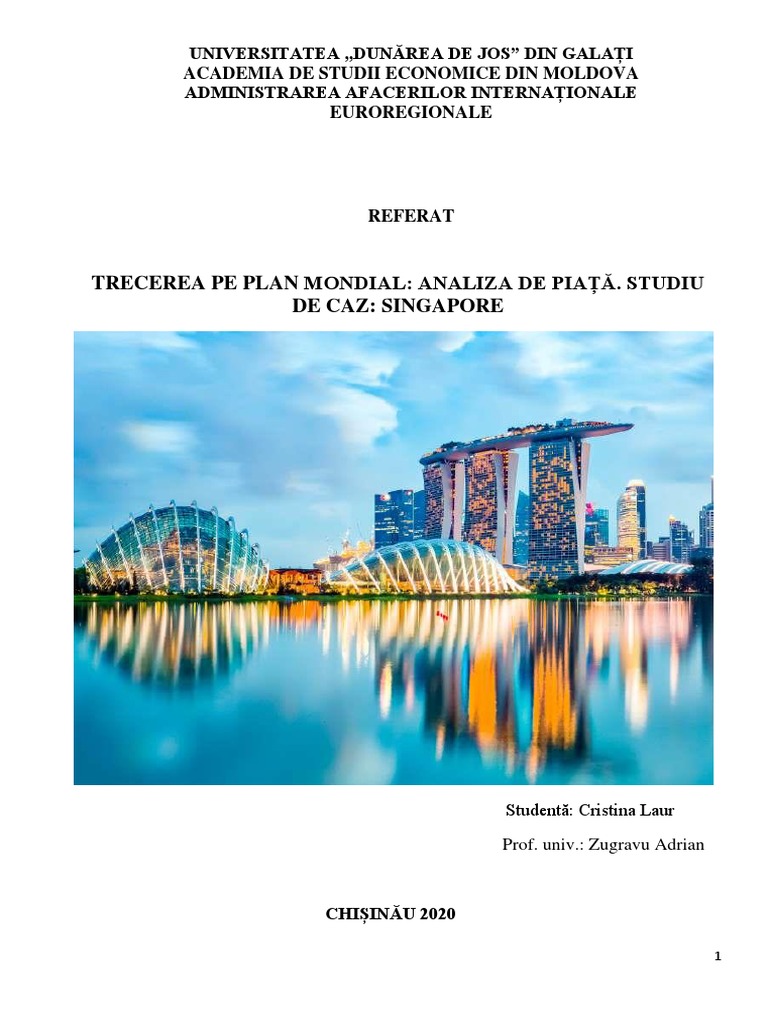 Analiza de Piata - Competitivitate. Studiu de Caz: Singapore | PDF | Singapore | World Politics