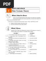 Science 10 q1 Module 7 | PDF | Plate Tectonics | Geology
