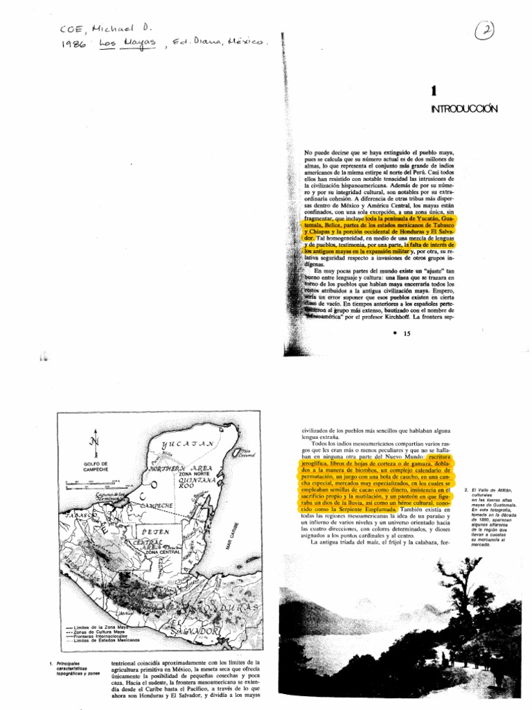 Michael Coe - Los Mayas | PDF