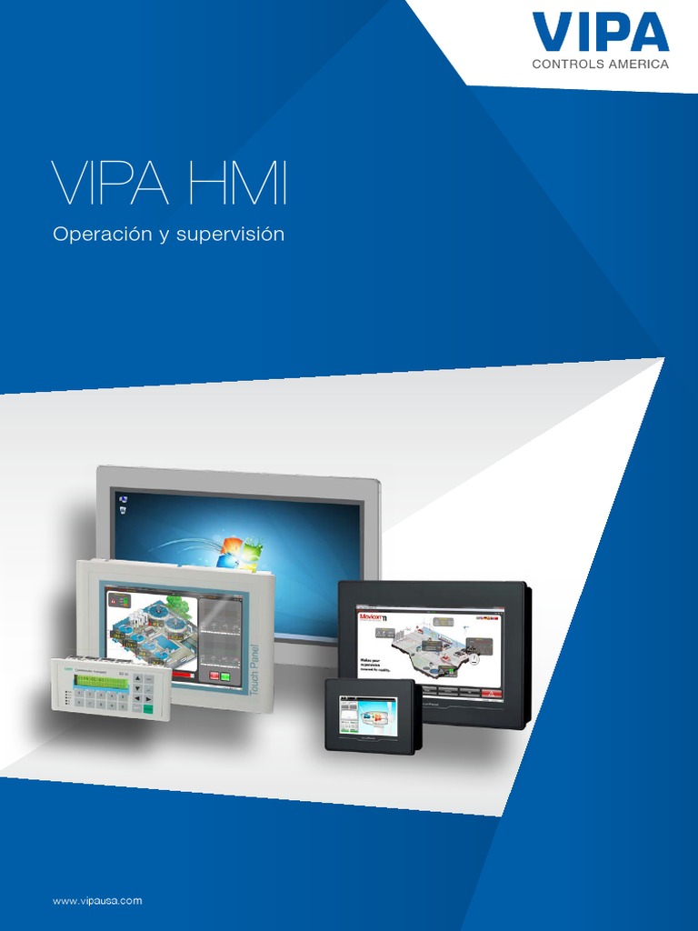VIPA ControlsAmerica Broschuere HMI ES | PDF | Software de la aplicacion | Scada
