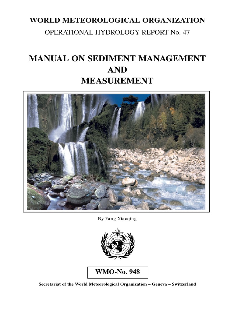 Manual On Sediment Management AND Measurement: World Meteorological ...