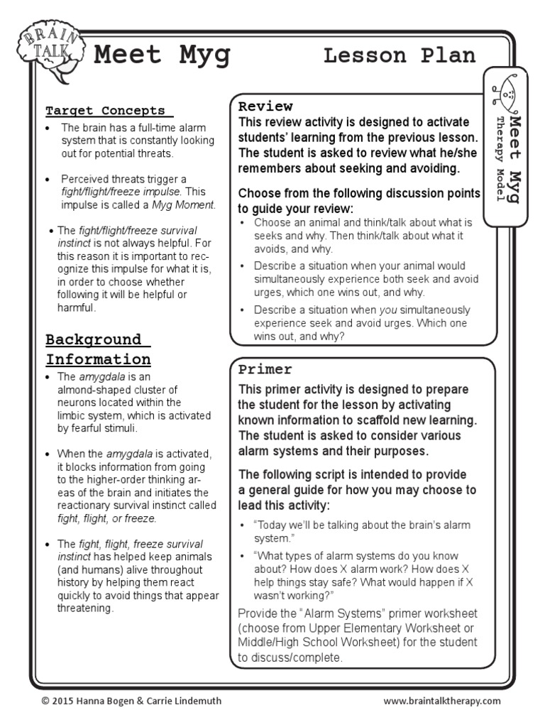 3.12 TM Lesson Plan | PDF | Amygdala | Procrastination