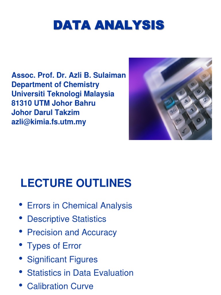Chapter 2 - Data Analysis I | PDF | Significant Figures | Observational Error