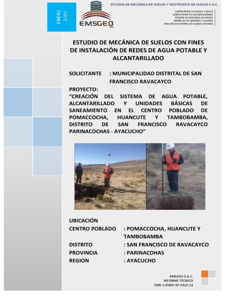 Estudio de Mecanica de Suelos | PDF | Mecánica de suelos | Suelo