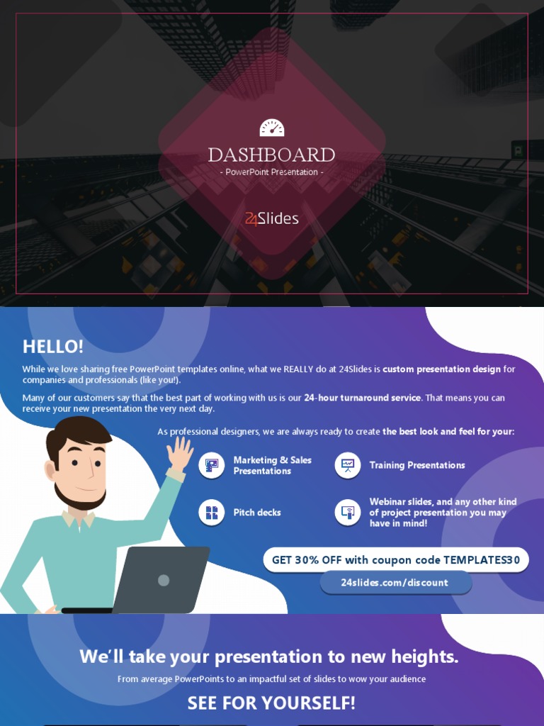 Free PowerPoint Dashboard Template | PDF