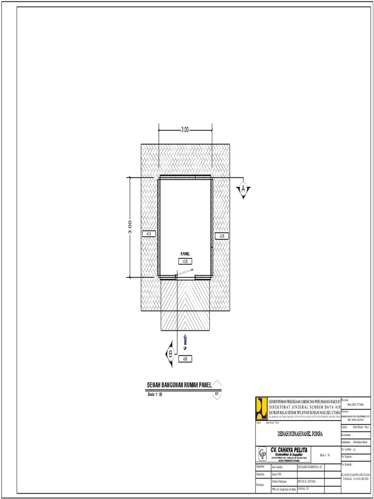 Gambar Rumah Panel Pompa | PDF