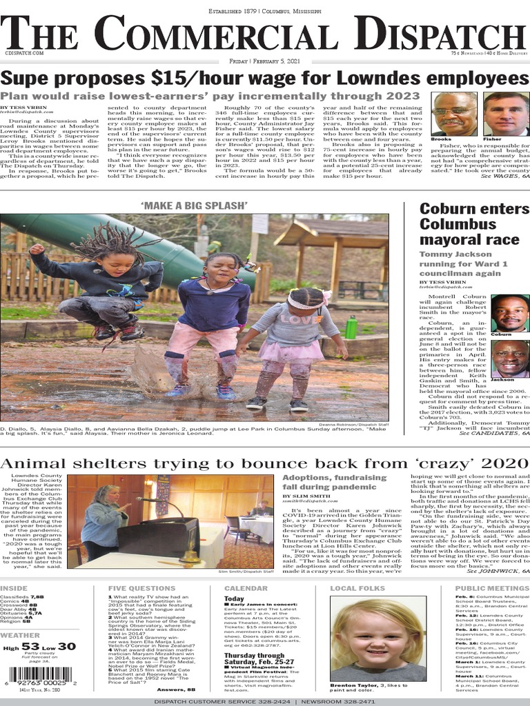 Commercial Dispatch Eedition 2-5-21 | PDF | Donald Trump | American ...