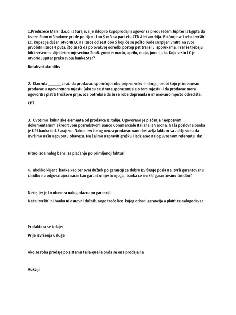 Rotativni Akreditiv | PDF