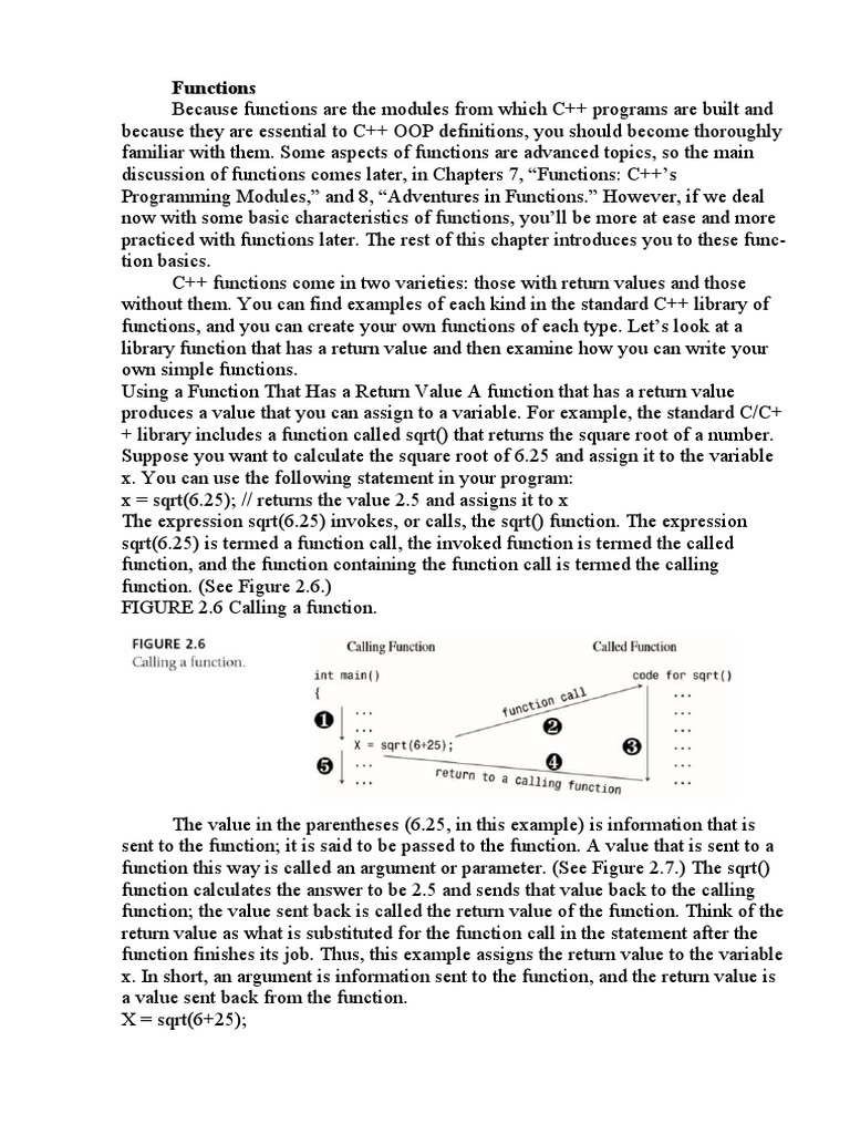 C 1 Pdf Parameter Computer Programming Subroutine
