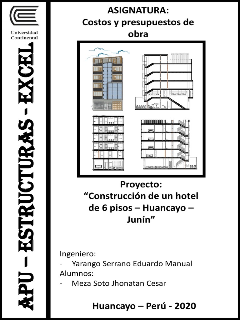 8.1. Apu Estructuras - Con Excel | PDF | Hormigón | Materiales de construcción