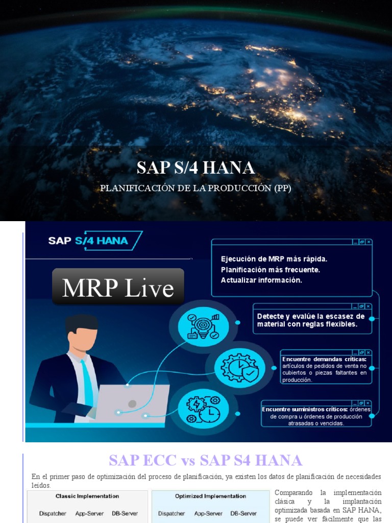 SAP ECC Vs S 4 HANA MRP Live | PDF | Planificación | Informática