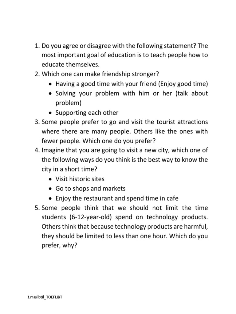 Recent TOEFL Writing Topics | PDF | Schools | Teaching Method