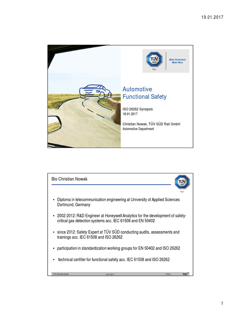 Information - Automotive Functional Safety 18-Jan-2017 | PDF ...