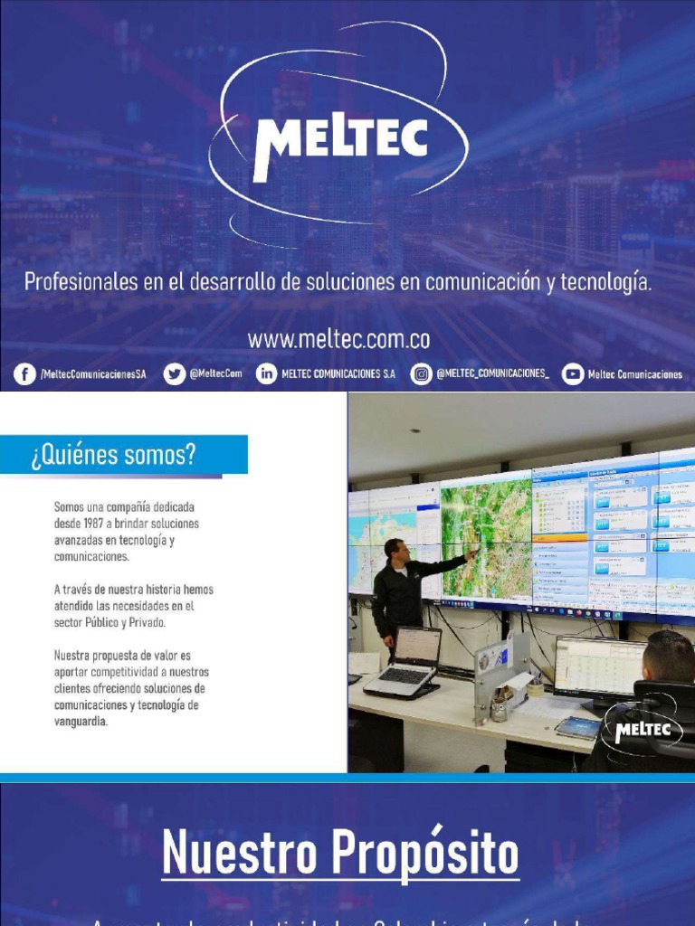 Contacto de Meltec Comunicaciones S.A. | PDF