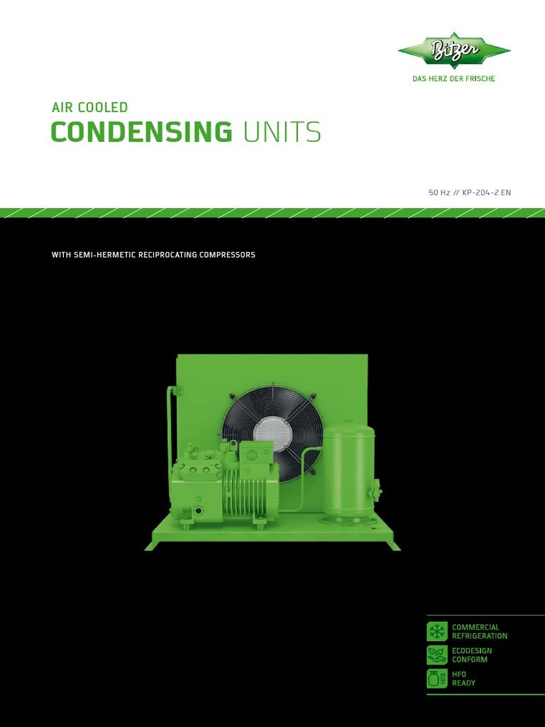Condensing Units: Air Cooled | PDF | Physical Quantities | Energy ...