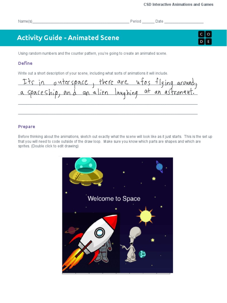 Animated Scene Planning | PDF