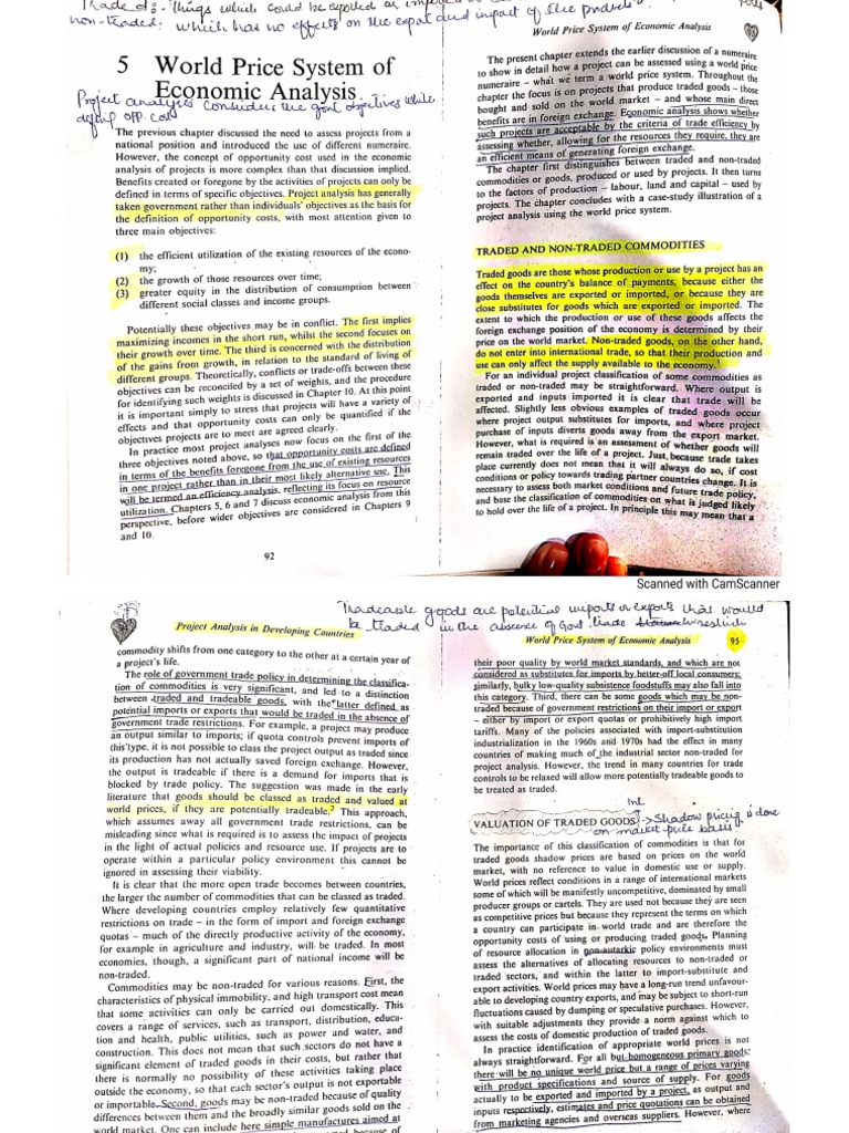 World Price System of Economic Analysis | PDF