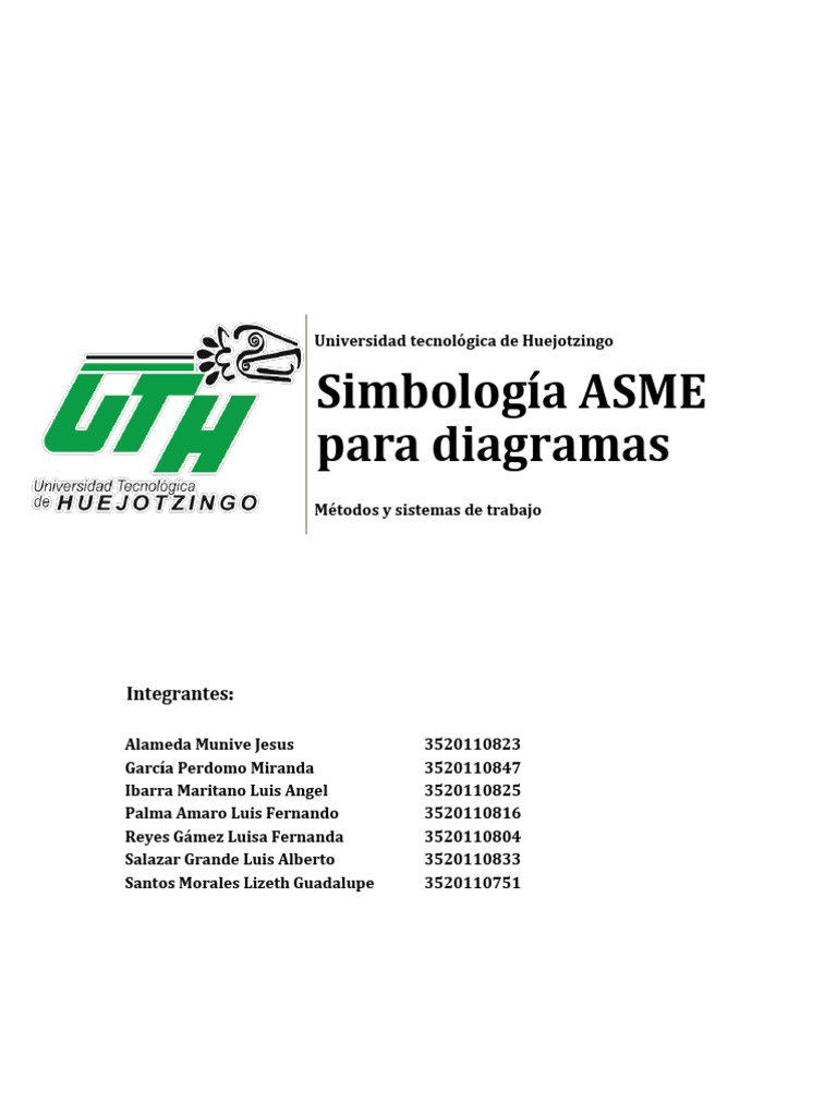Simbología ASME | PDF
