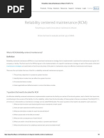 RCM Audit Framework and Checklist | PDF | Reliability Engineering ...