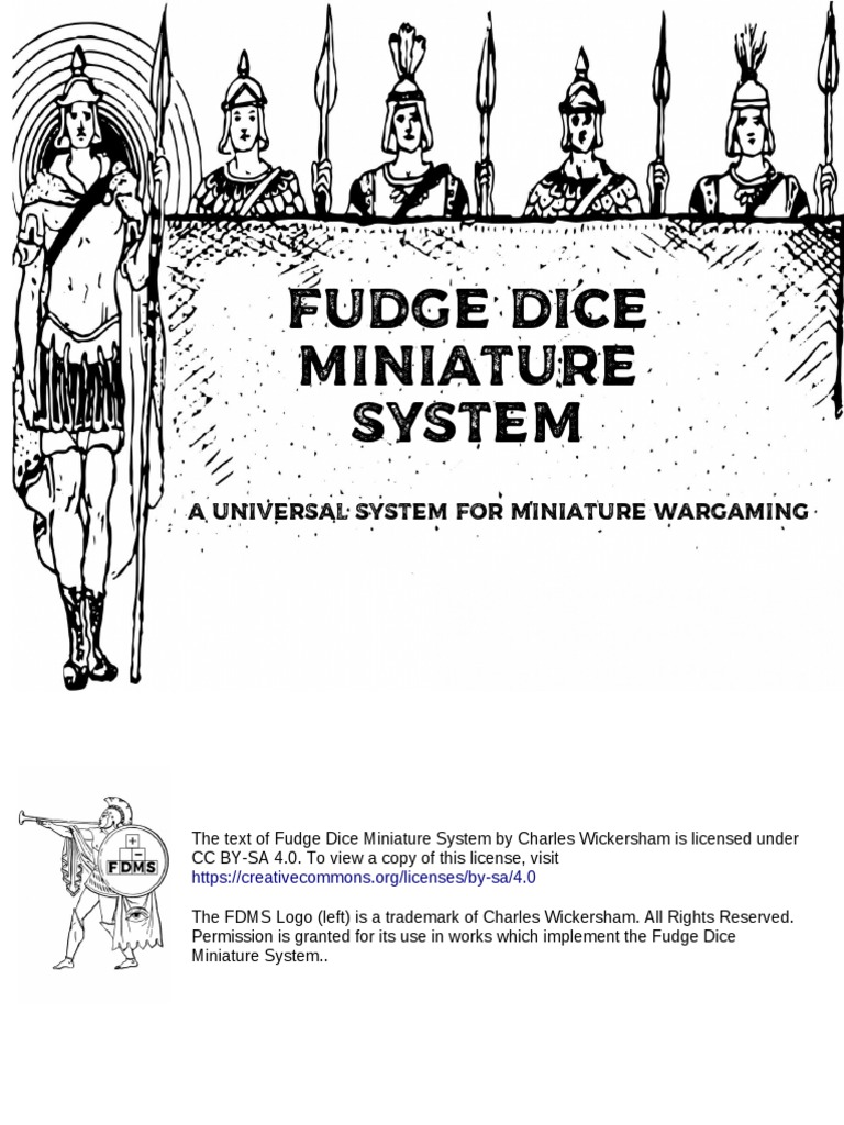 Fudge Dice Miniature System | PDF | Infantry | Wars & Military