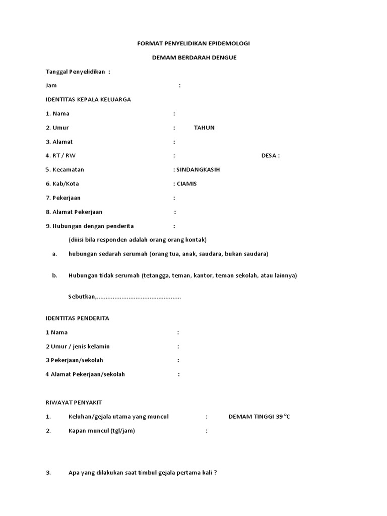 Blanko Pe DBD | PDF | Pengembangan Diri | Kesehatan Holistik