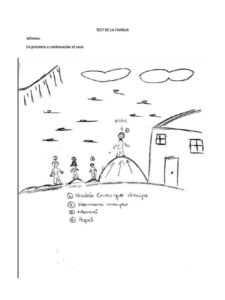 Análisis de Test de Familia y Wartegg | PDF | Las emociones | Ansiedad