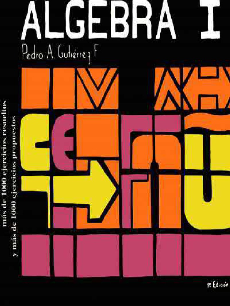 Algebra 1 Pedro Gutierrez | PDF