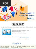 Caribou Math Contest Practice Test | PDF | Question | Discrete Mathematics