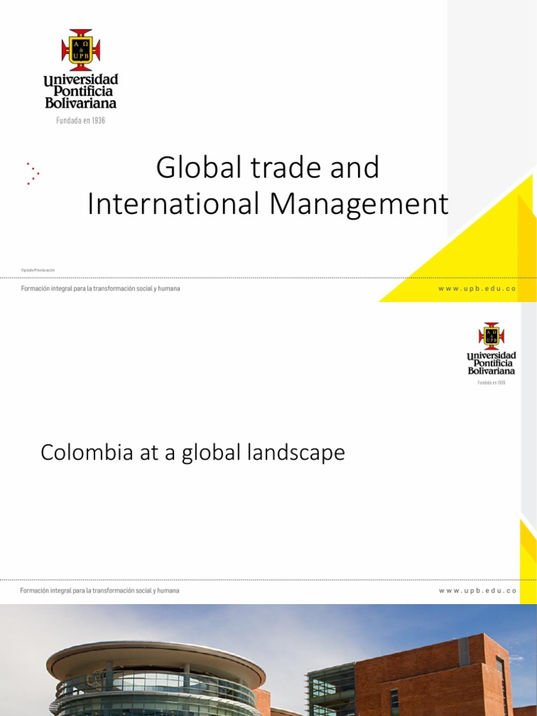 Colombia's Global Trade Landscape Insights | PDF | Globalization ...