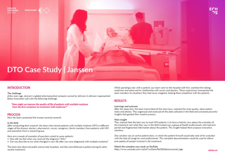 Case Study On Design Thinking | PDF | Patient | Case Study