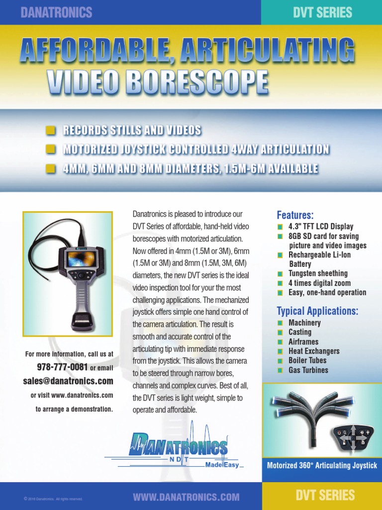 DVT Brochure 2-2016 | Download Free PDF | Film And Video Technology ...