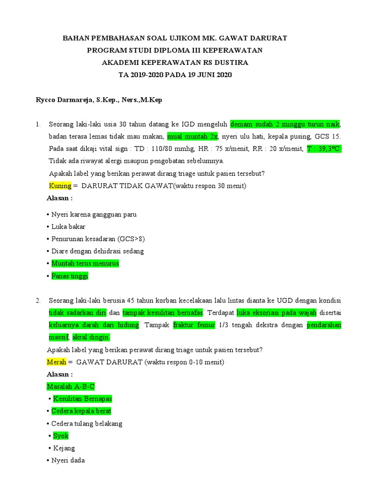 Soal Ukom Gadar To Mahasiswa | PDF | Sains & Matematika