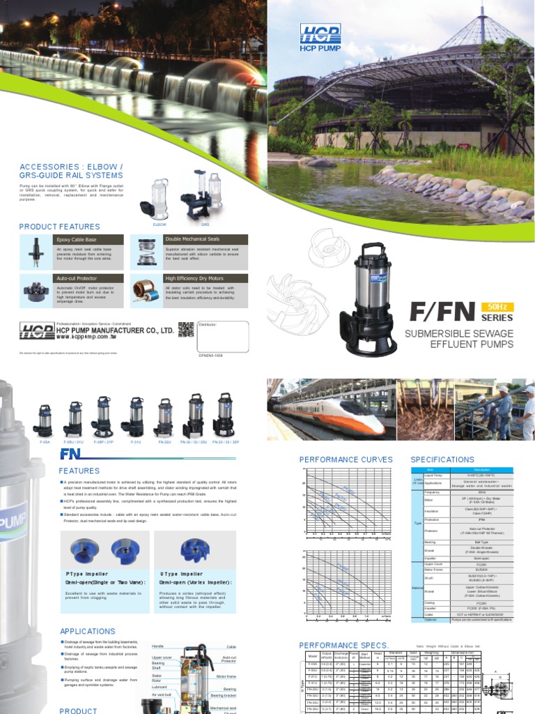 Accessories: Elbow / Grs-Guide Rail Systems: Submersible Sewage ...