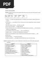 Verb Patterns Exercises With Answers | PDF | Verb | Object (Grammar)