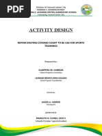 Sample School Level Activity Design Template | PDF | Meal | Lunch