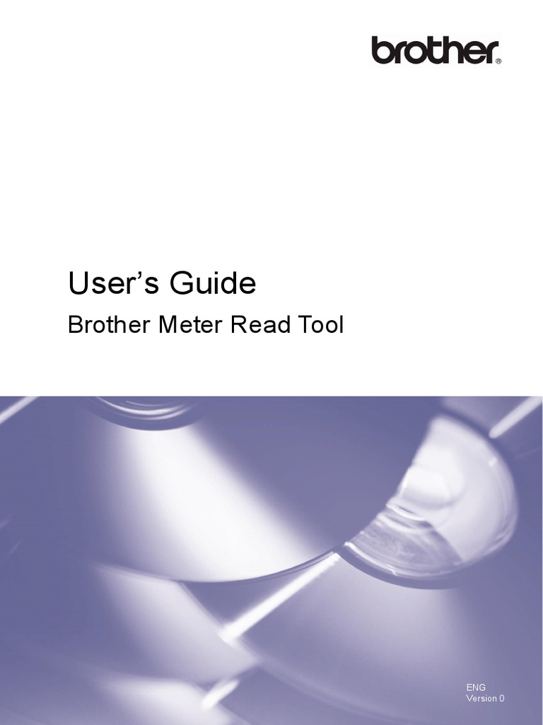 Brother Meter Read Tool User's Guide | PDF | Microsoft Windows ...