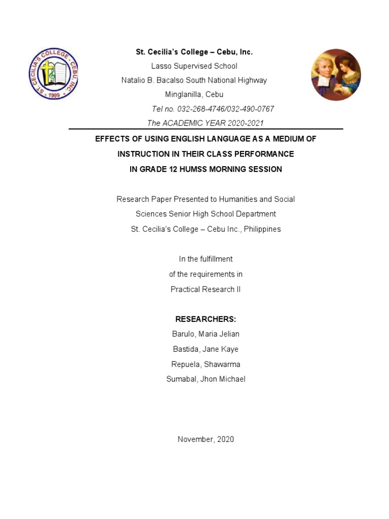 Research Paper of Grade 12 Adolphus | PDF | Survey Methodology ...