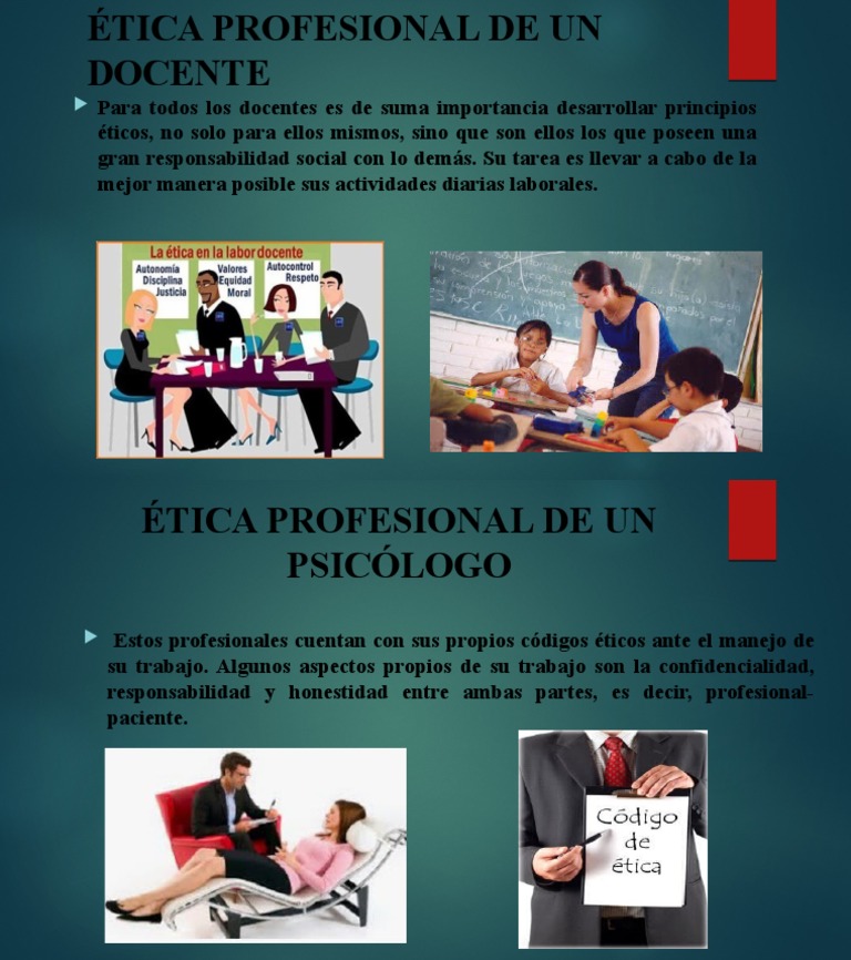 Ética Profesional de Un Docente | PDF