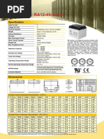 Enersys Battery Sizing Guide | PDF